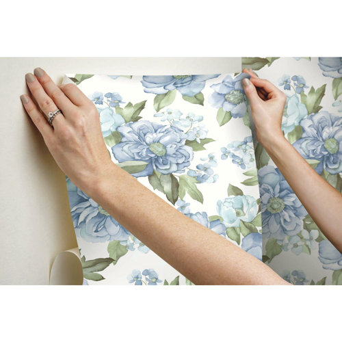 Andover Mills™ Garst Peel & Stick Floral Roll & Reviews | Wayfair Andover Mills™ Garst Peel & Stick Floral Roll & Reviews | Wayfair